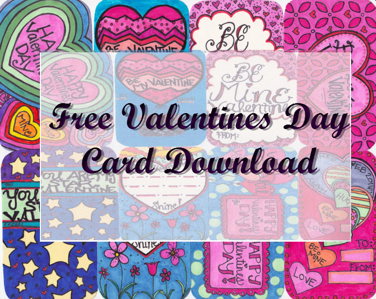 Free Handmade Valentine’s Day Card Printable from Sugar Beet Crafts ...